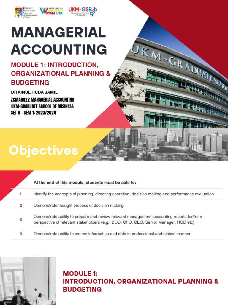 Ma-Module 1 Organizational Planning N Budgeting | PDF | Management ...