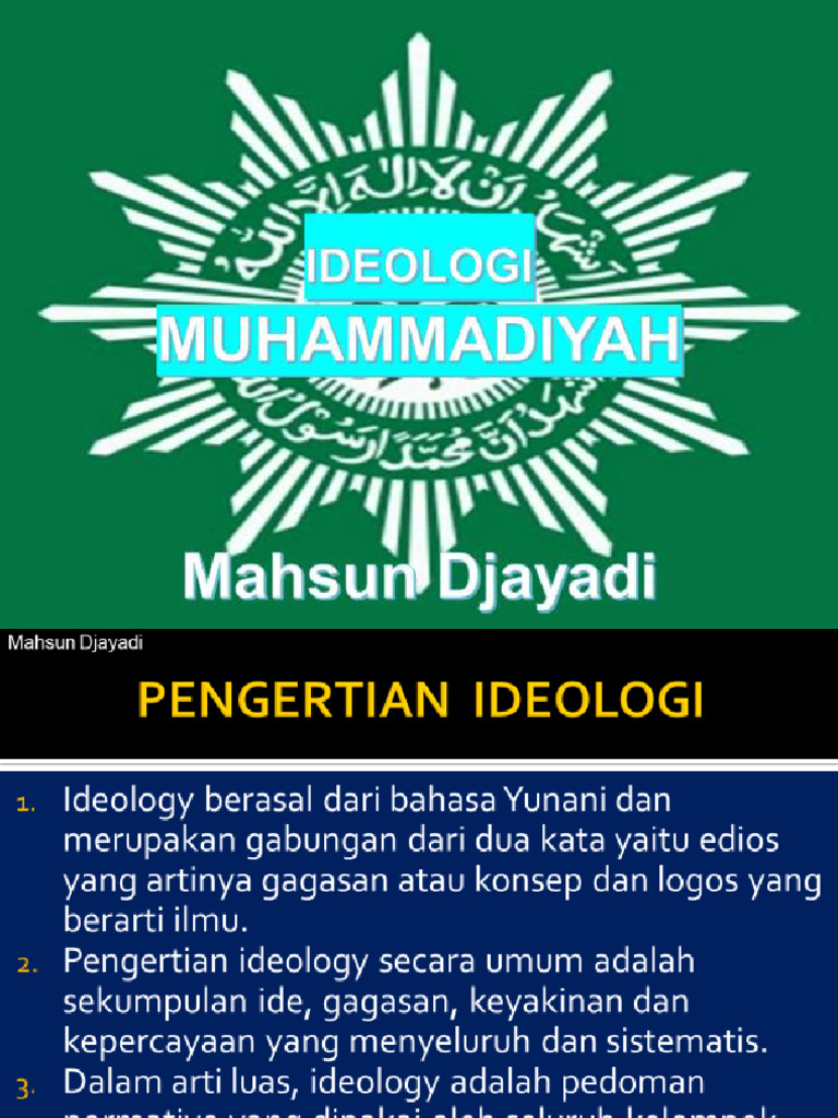 Materi 2 Ideologi Muhammadiyah | PDF
