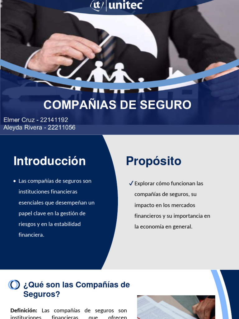 Compañias de Seguro | Descargar gratis PDF | Seguro | Reaseguro
