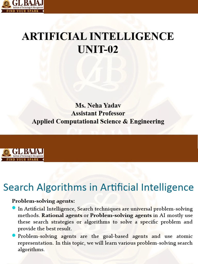 ARTIFICIAL INTELLIGENCE Unit-2 | PDF | Combinatorics | Mathematical Logic