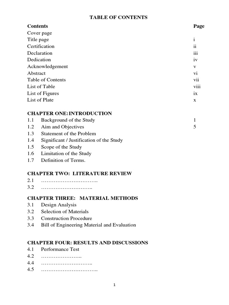 NDII Project Format | PDF | Writing | Written Communication