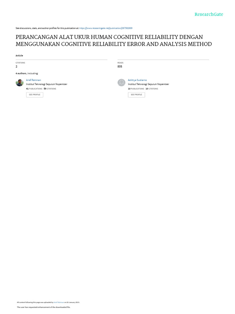 PERANCANGAN_ALAT_UKUR_HUMAN_COGNITIVE_RELIABILITY_ | PDF