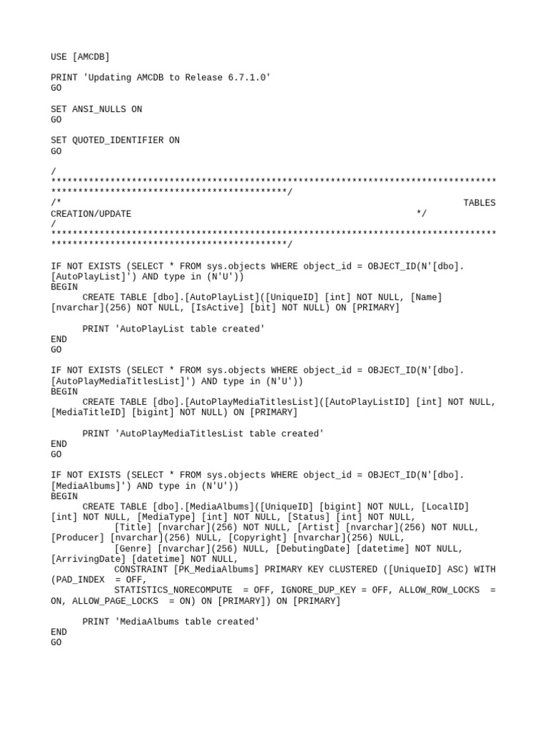 AMCInstall Script | Download Free PDF | Data | Computer Programming