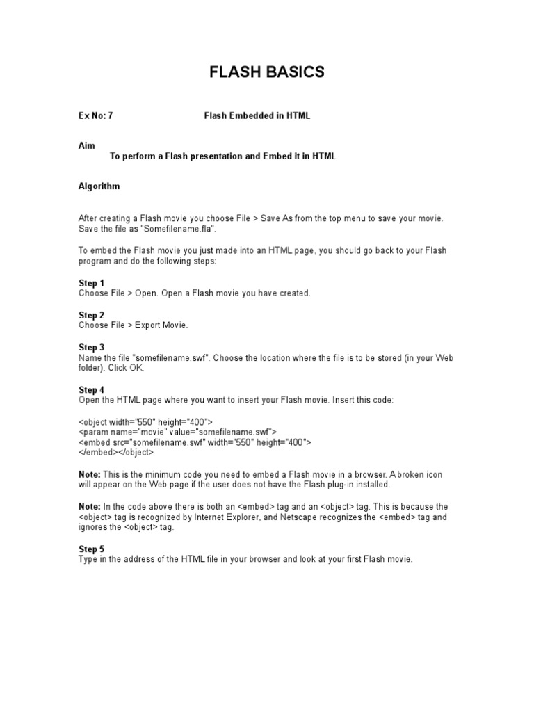 Flash | PDF | Adobe Flash | Menu (Computing)