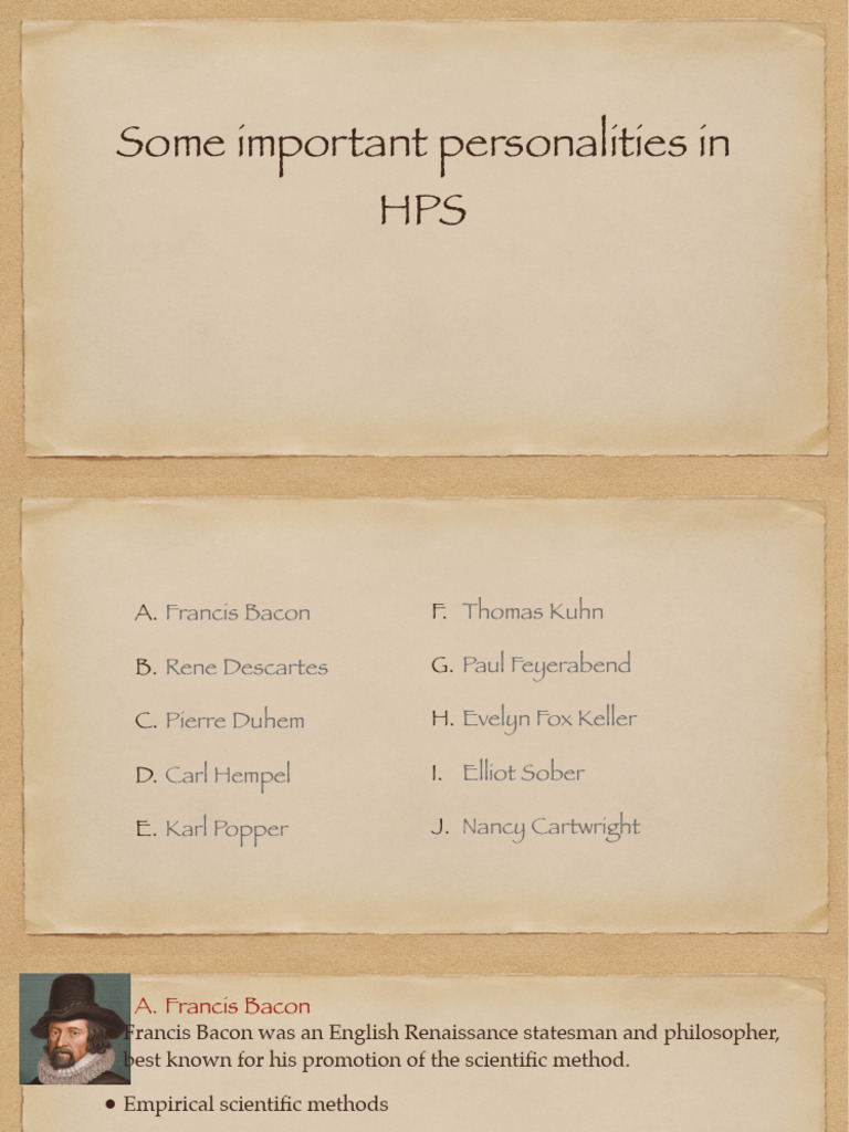 BHPS Important Personalities | PDF | Evidence | Hypothesis