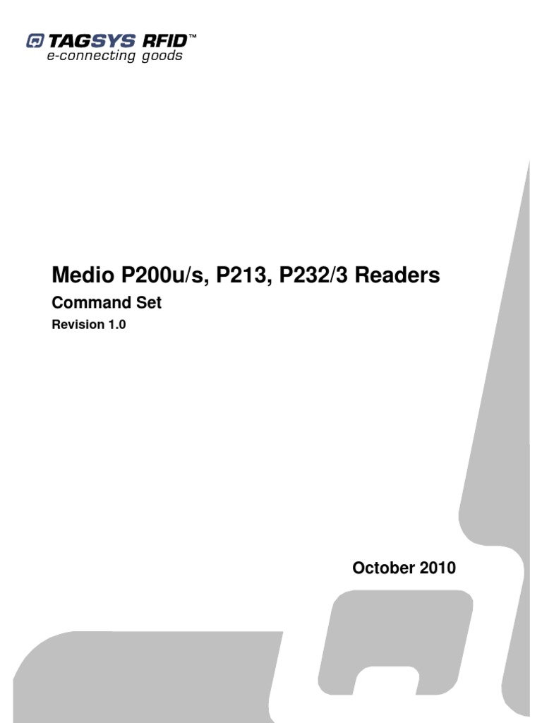 Medio P200u P200s P213 P232 P233 - Command Set v1-0 | PDF | String ...
