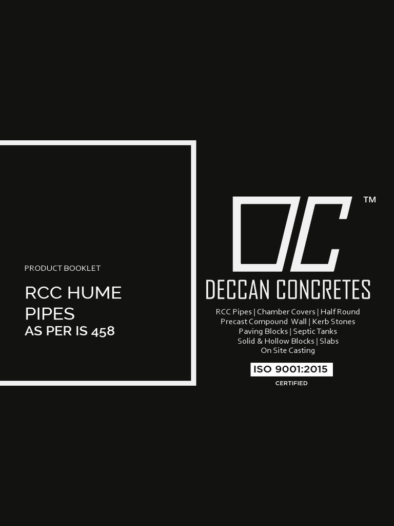 RCC Hume Pipe | PDF