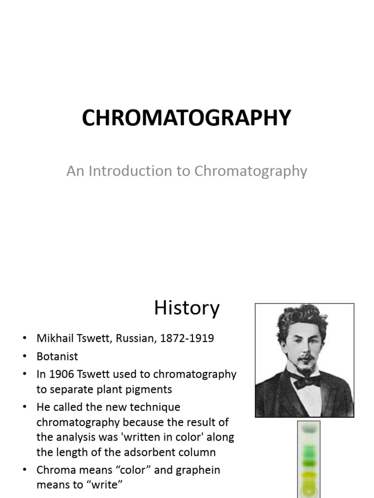 CHROMATOGRAPHY | PDF | Chromatography | High Performance Liquid ...