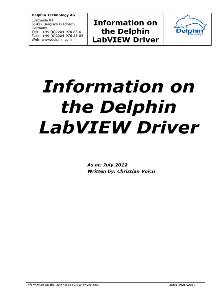 LabVIEW Information EN | PDF | Computer File | Input/Output