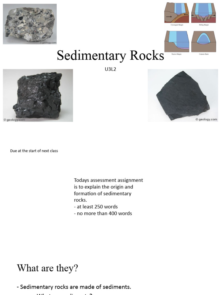 sedimentary rocks | PDF