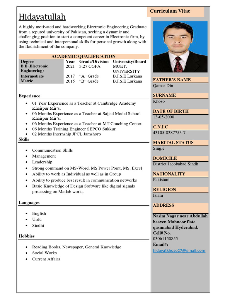 HK CV | PDF