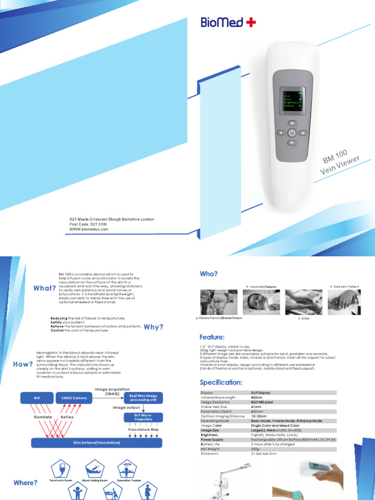 Biomed Vein Viewer-BM 100 | PDF