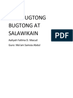 50 Bugtong Bugtong With Answer | PDF