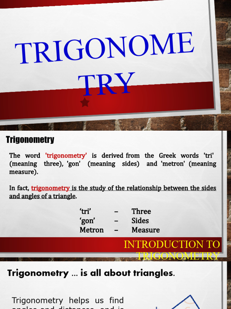 Trigonometry | PDF | Trigonometric Functions | Trigonometry