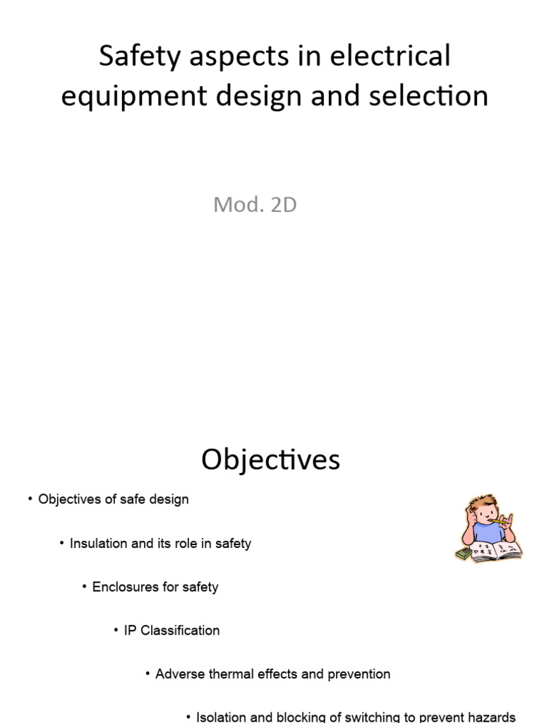 12 Safety Aspects in Electrical Equipment Design and Selection | PDF ...