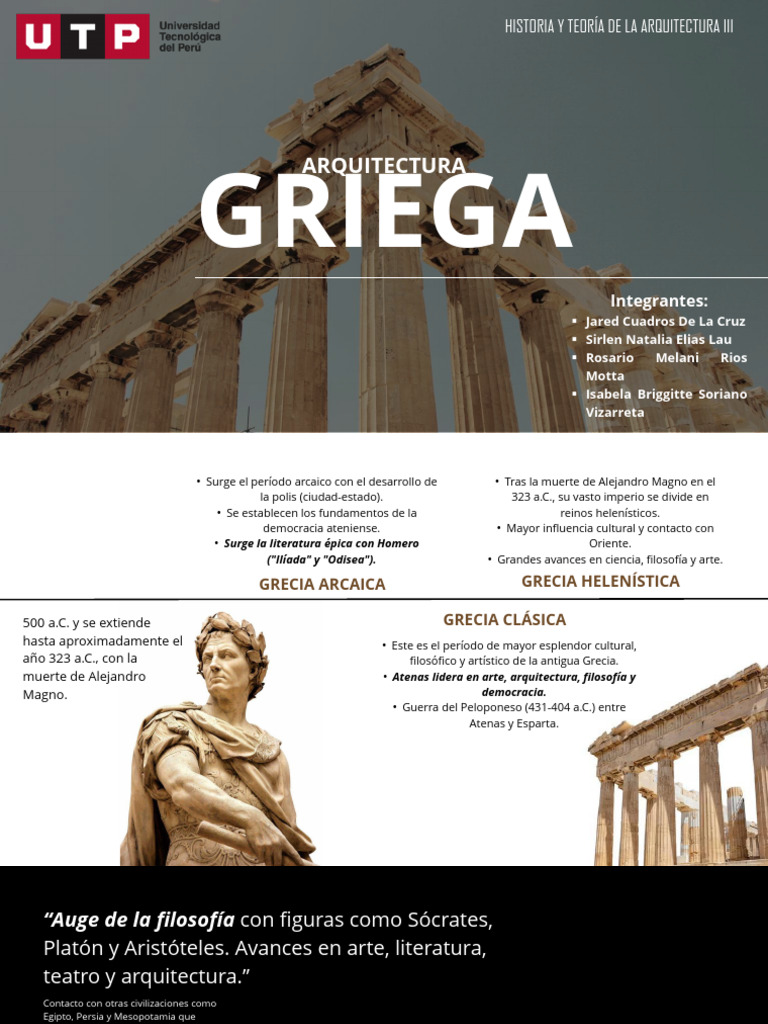 ARQUITECTURA | PDF | Antigua Grecia | Antiguedad clasica