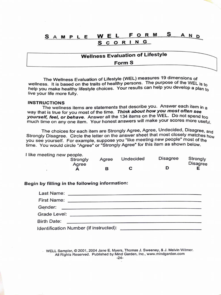 WEL Scale | Download Free PDF | Academic Degree | Postgraduate Education