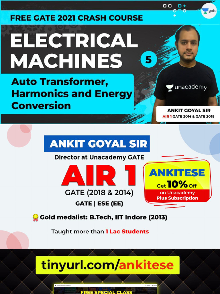 Lecture-5 Auto-Transformer, Harmonics and Energy Conversion | PDF | Transformer | Quantity