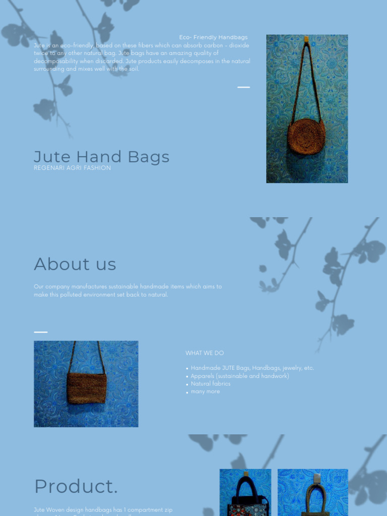 Jute Bags - PDF - Compressed | PDF