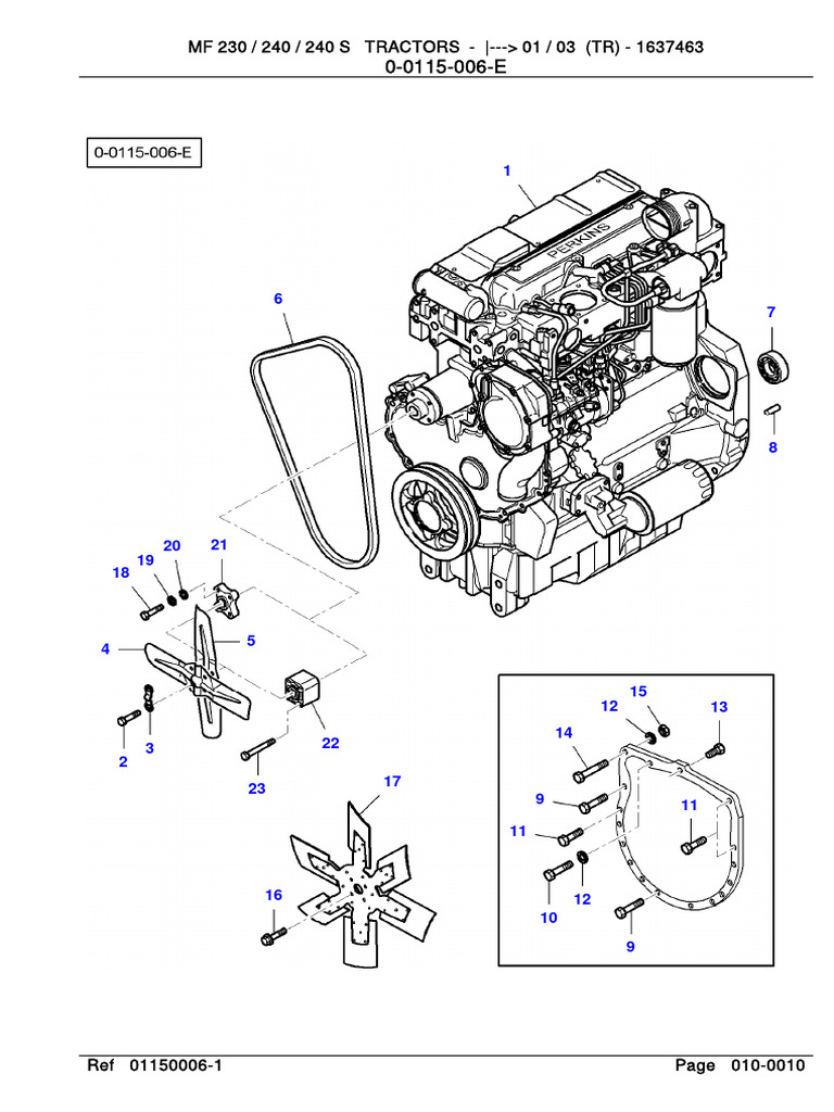 Massey Ferguson 240 Parts Manual | PDF | Washer (Hardware) | Propulsion