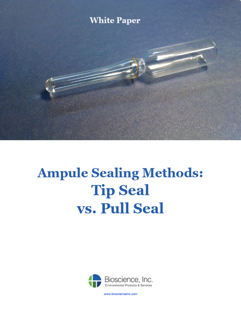 Ampule Sealing Methods | PDF | Glasses | Chemistry