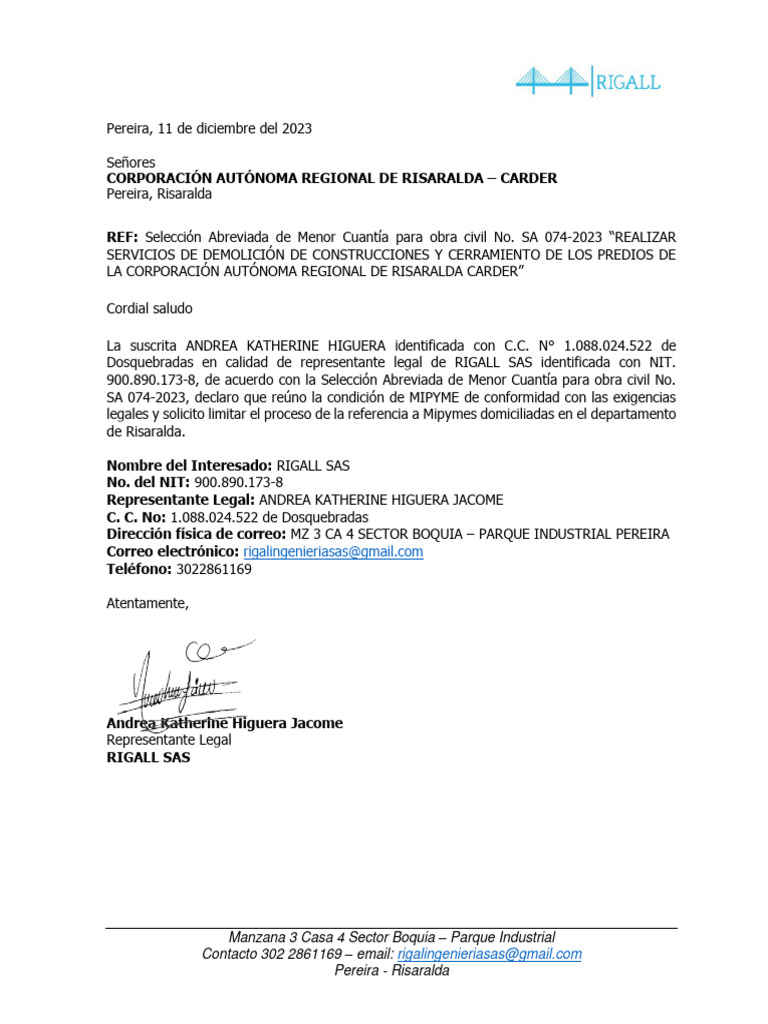 Oficio de Solicitud | PDF