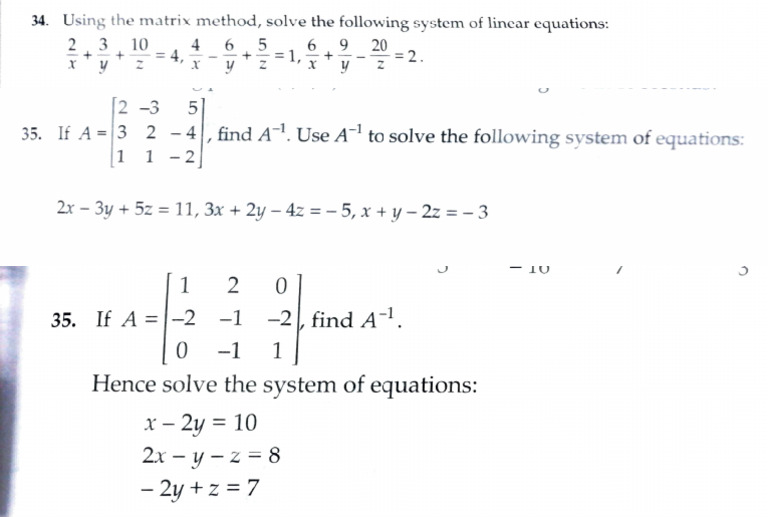 Assignment 2 - Matrices and Determinants | PDF