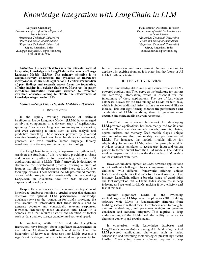 Research Paper - Suryansh | PDF | Databases | Artificial Intelligence