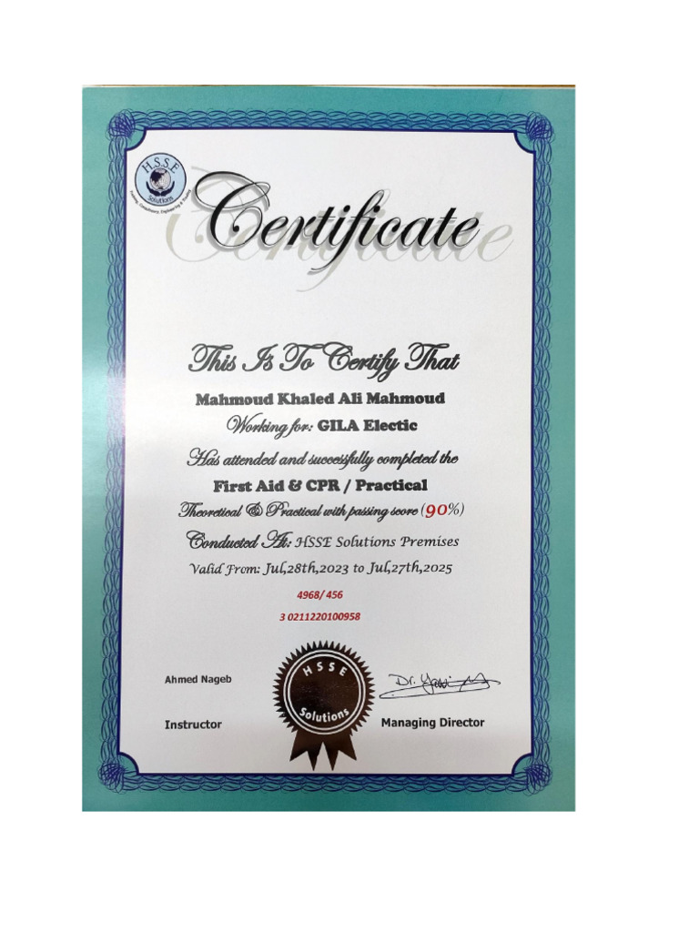 FA certifications | PDF