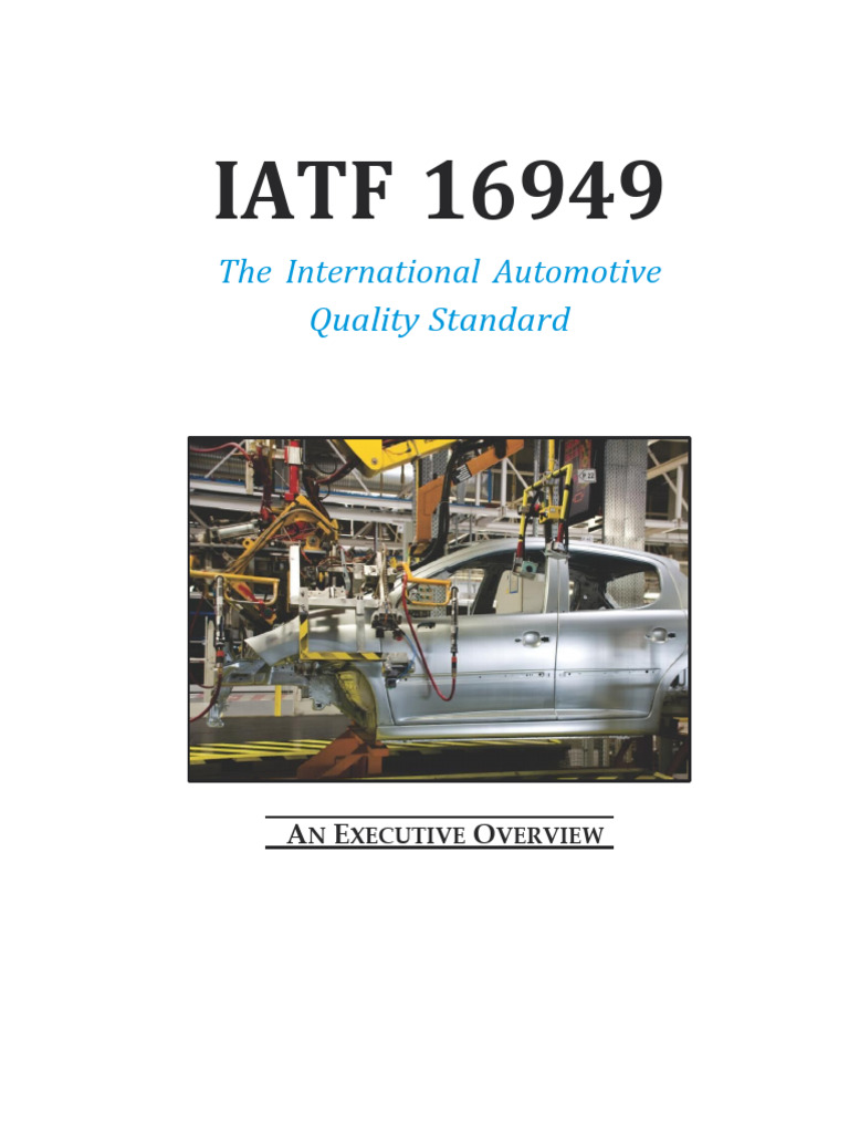 IATF 16949 Executive Summary | PDF | Iso 9000 | Quality Management