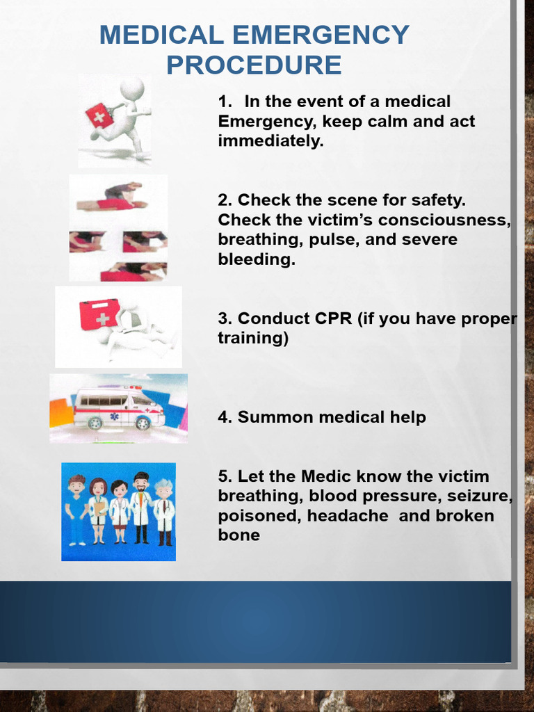 Medical Emergency Procedure | PDF