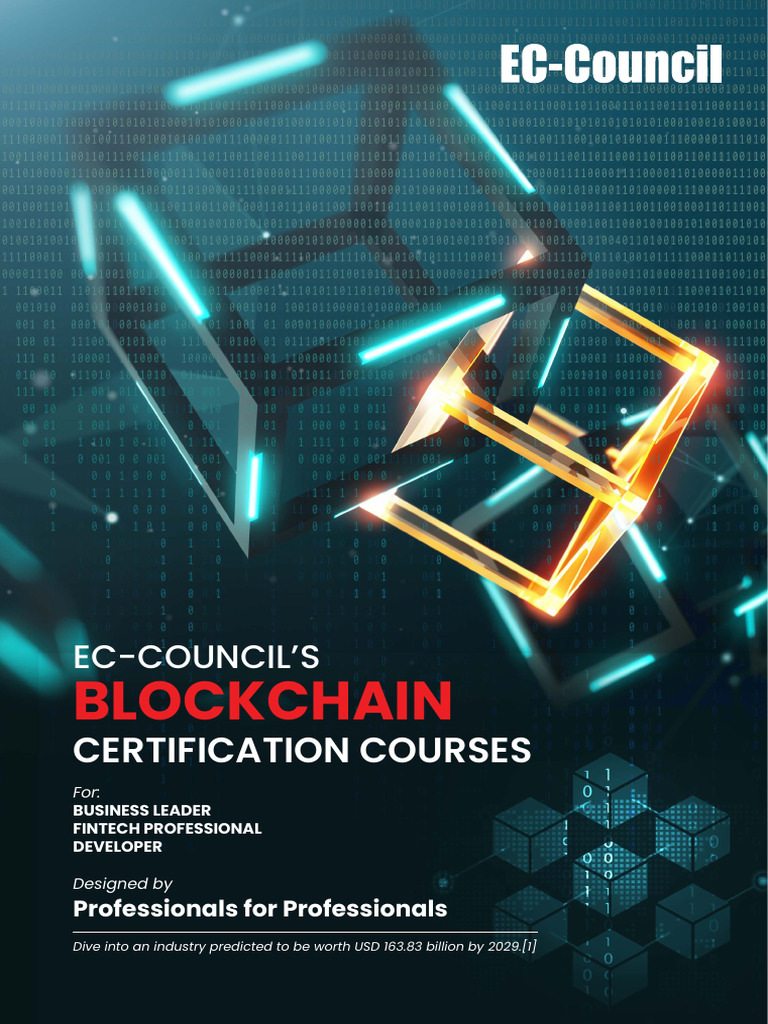 Blockchain Certification Brochure | PDF | Cryptocurrency | Bitcoin