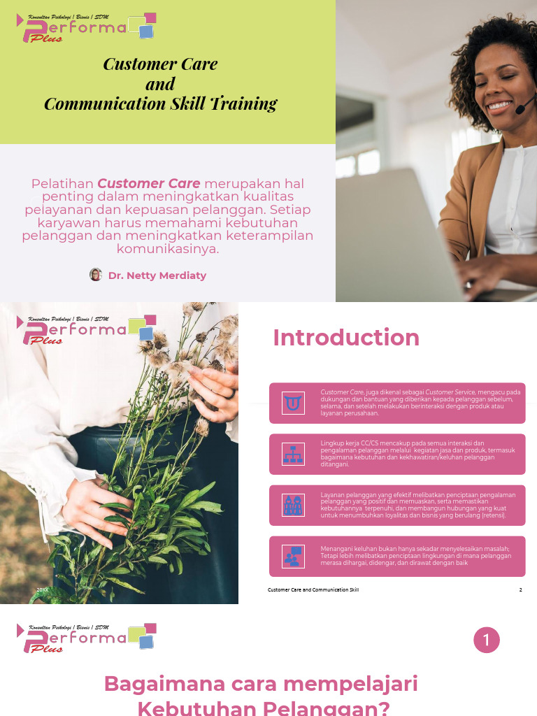 Pelatihan Keterampilan Customer Care | PDF | Karier & Perkembangan | Bisnis