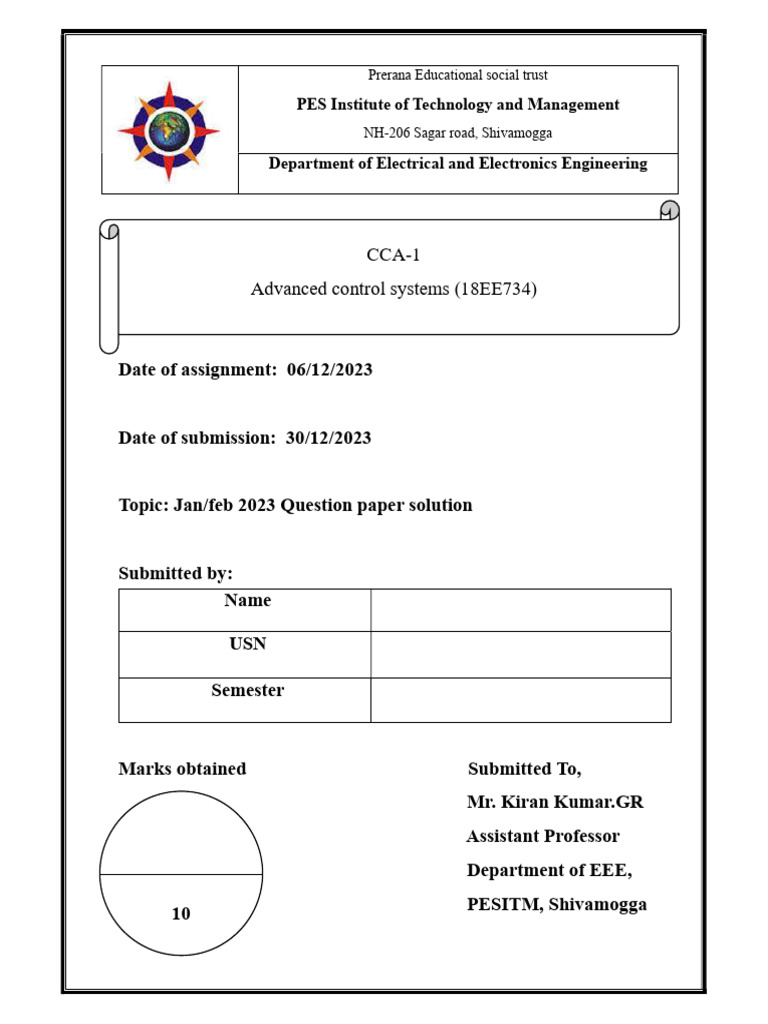 Acs Front Sheet (3.2) | PDF | Technology & Engineering