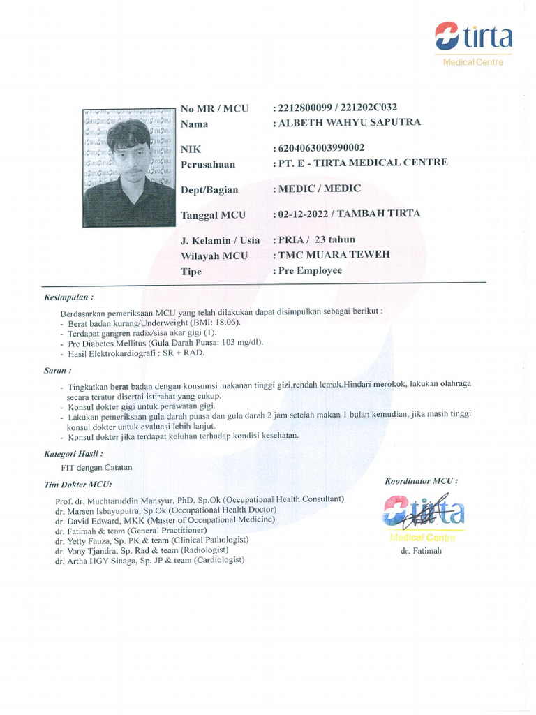 221202C032 Albeth Wahyu Saputra - e Medsite-1 | PDF