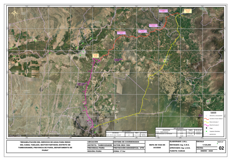Mapa de Vìas de Acceso | PDF