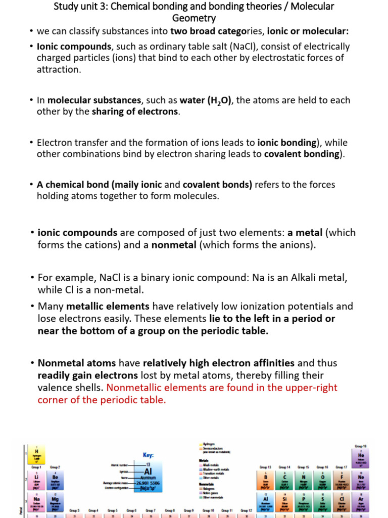 Chemical Bonding and Bonding Theories | PDF | Ion | Chemical Bond