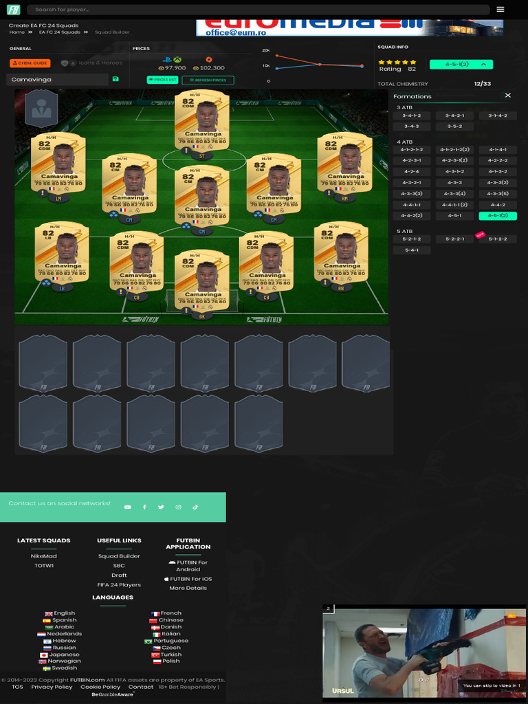 EA FC 24 Squad Builder Guide | PDF | Human Communication | Languages