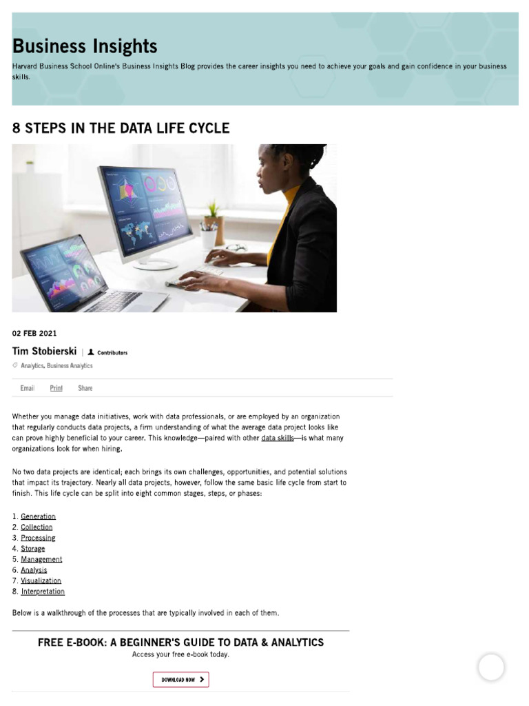 Data Life Cycle | PDF