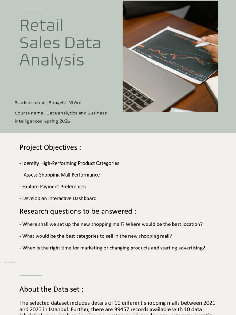 Retail Sell Data Analysis DABI Shayekh Arif Presentation | PDF | Data Analysis | Data