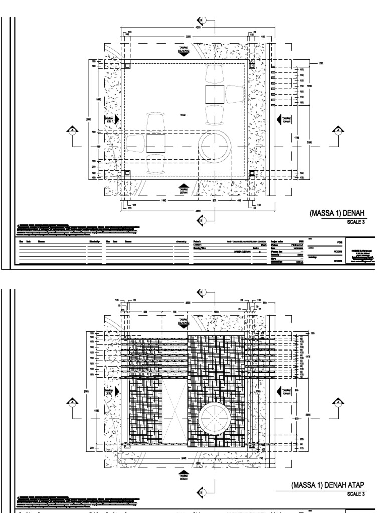Gambar Kerja Gazebo Cerme | PDF