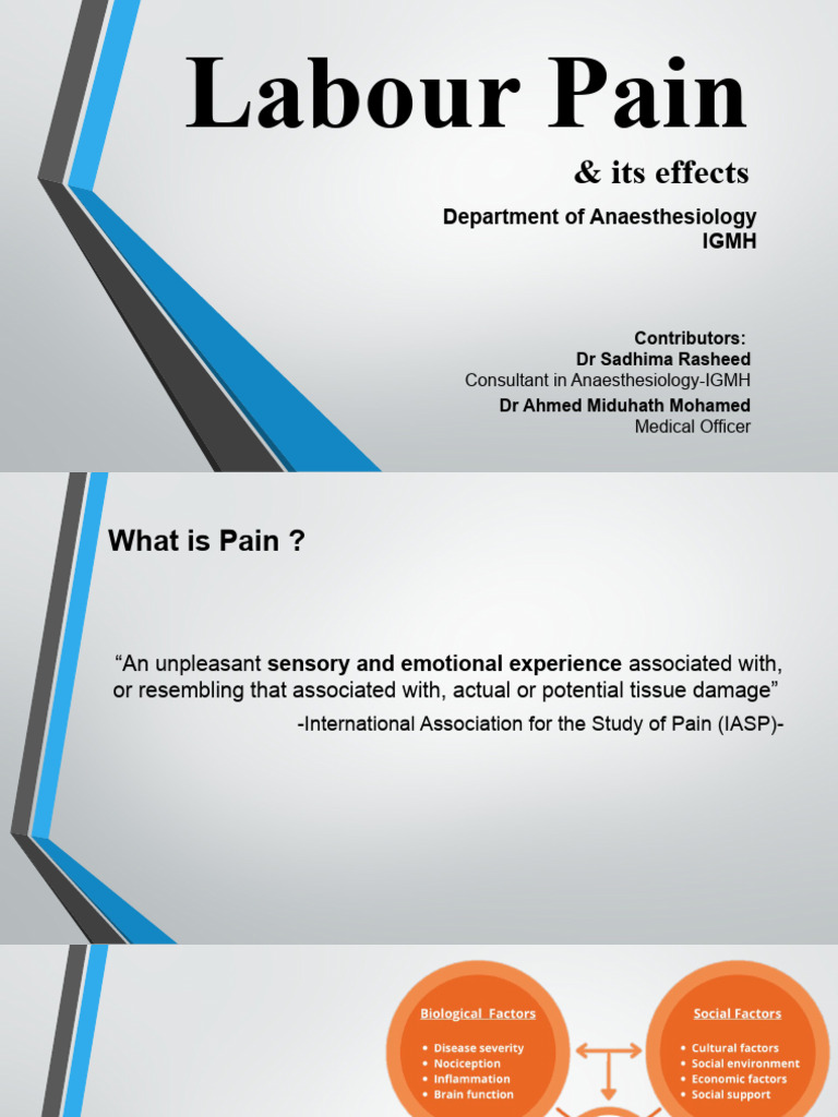 Labour Pain and Its Effects v2.0 | PDF | Childbirth | Pain