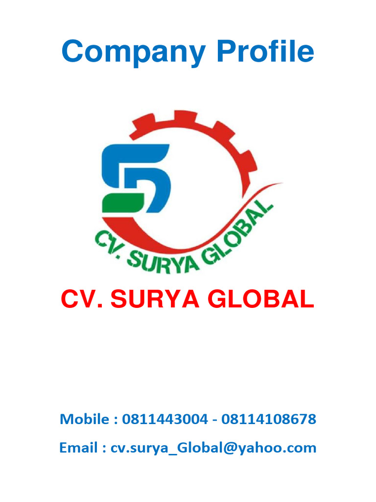 Company Profile Surya Global | PDF