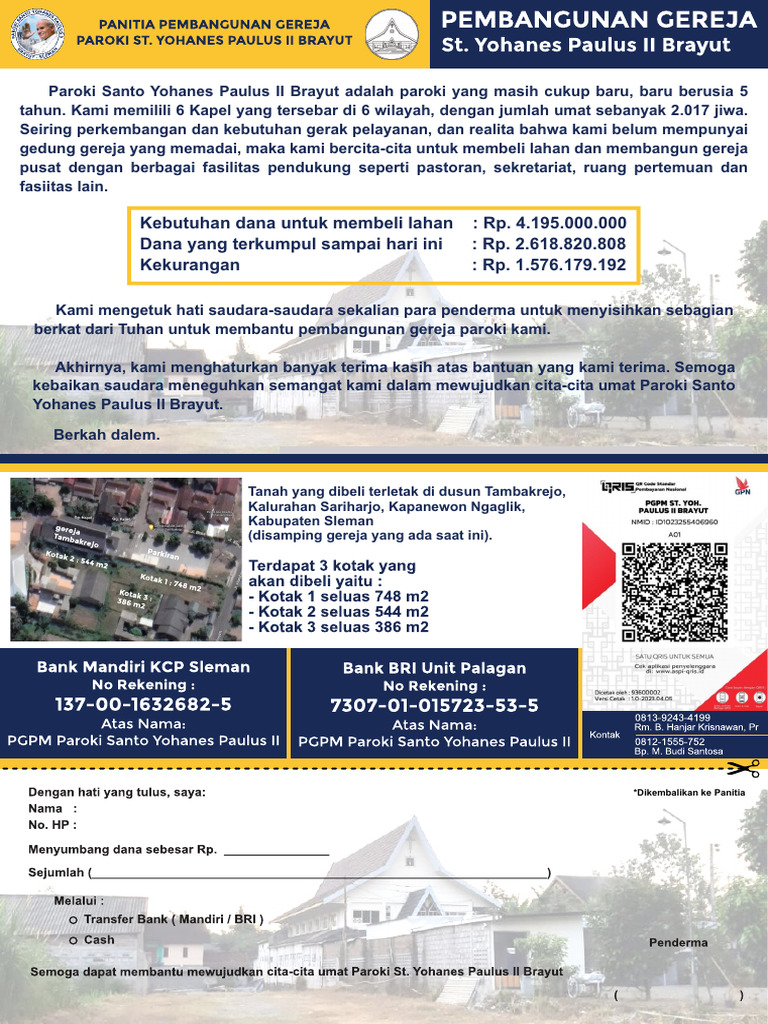 Brosur Tanah Gereja Terbaru Lagi | PDF