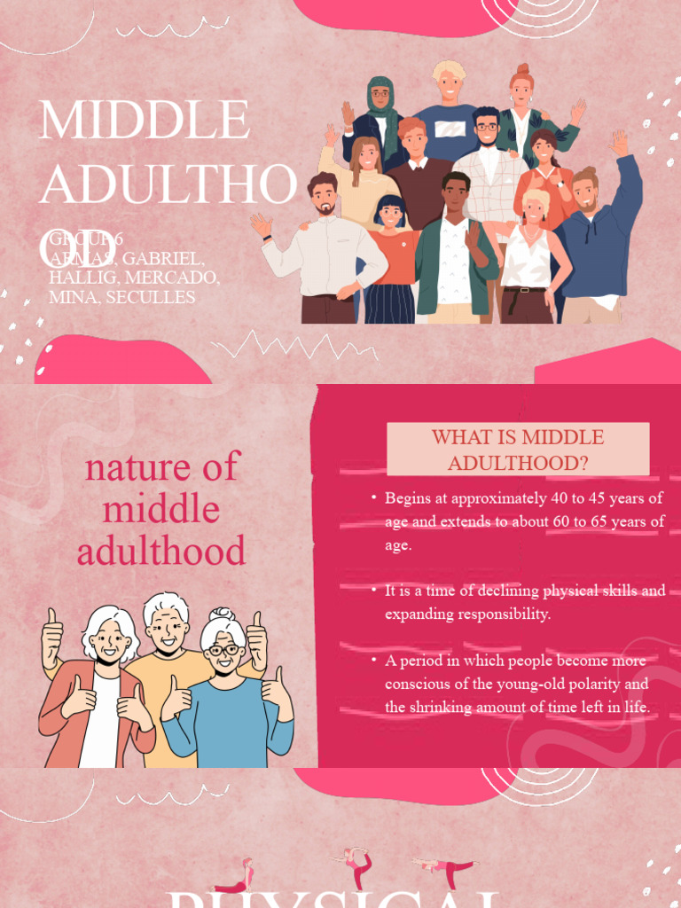Group 6 Middle Adulthood | PDF | Sleep | Grandparent