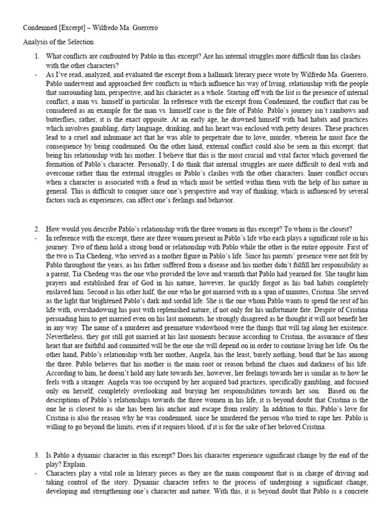 Condemned Excerpt | PDF | Love | Forgiveness