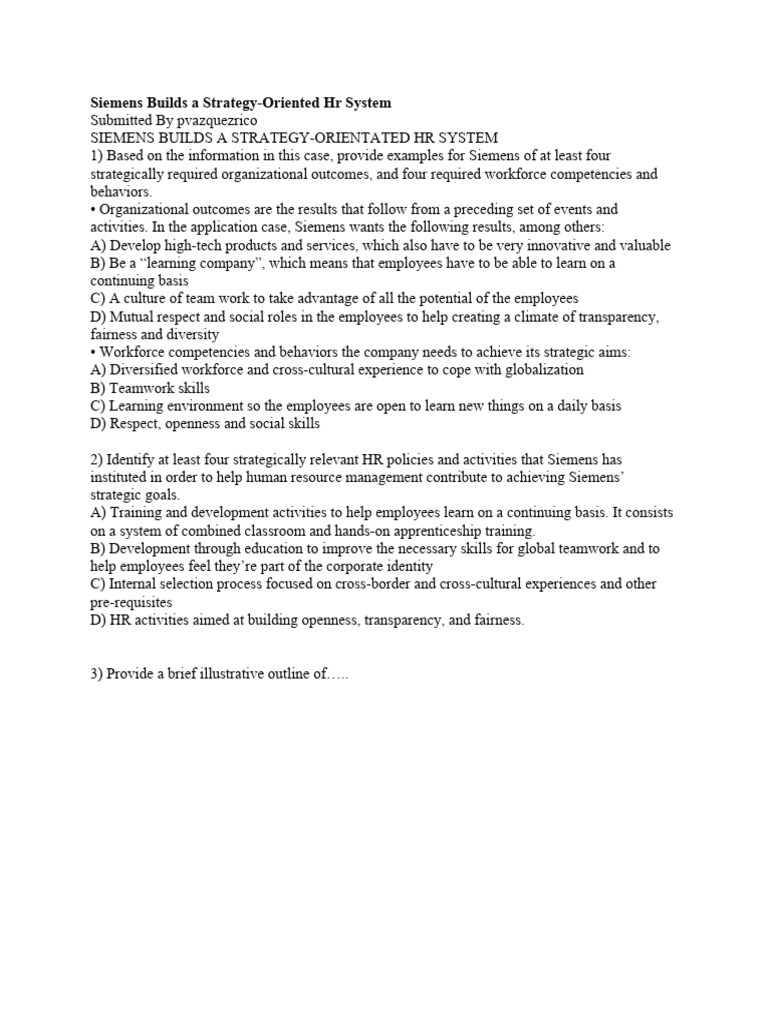 Siemens case study | PDF