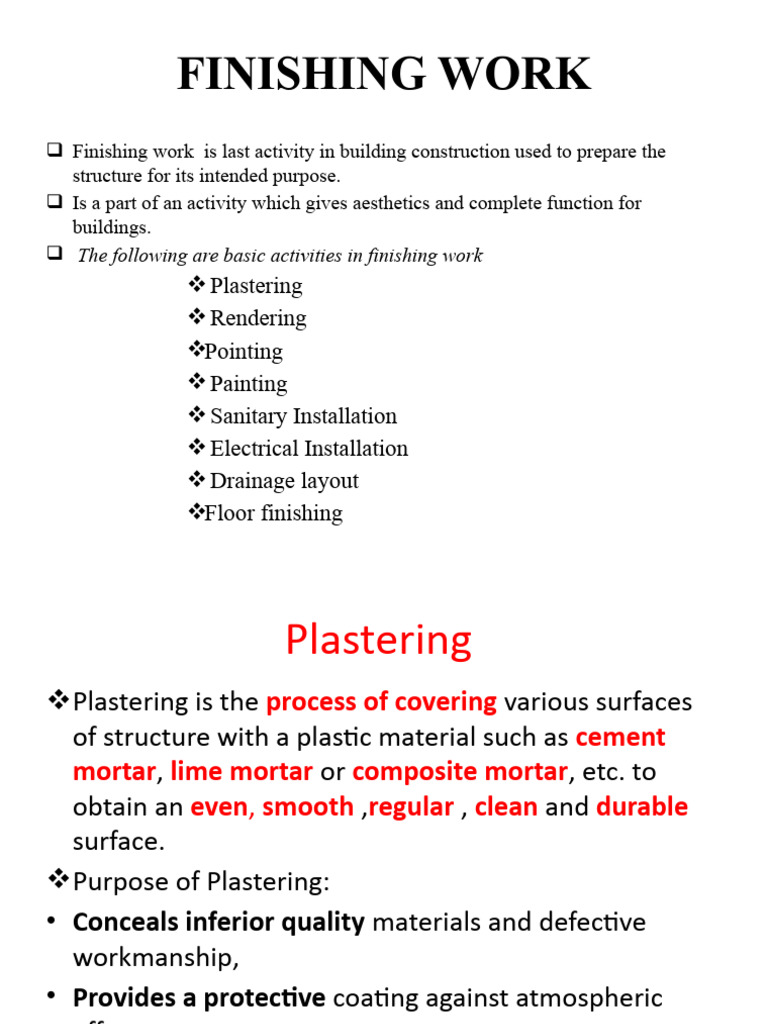 p5 FINISHING WORK | PDF