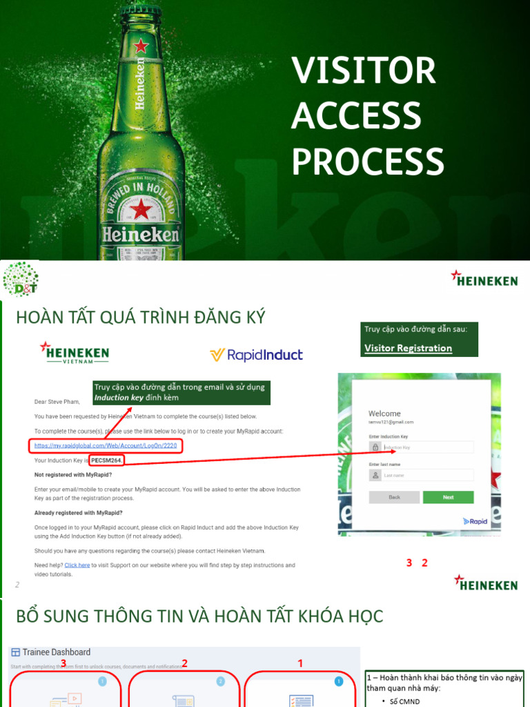 5.visitor Registration-Training For Viisitor HEINEKEN | PDF