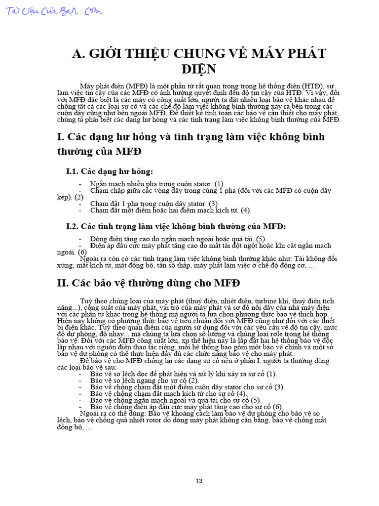 Bao Ve Cac Phan Tu Chinh Trong He Thong Dien - Pgs - Ts.le Kim Hung, 178 Trang | PDF